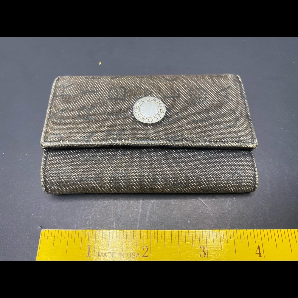 Bvlgari Logo Mania Denim 6 Hooks Key Holder - Gem